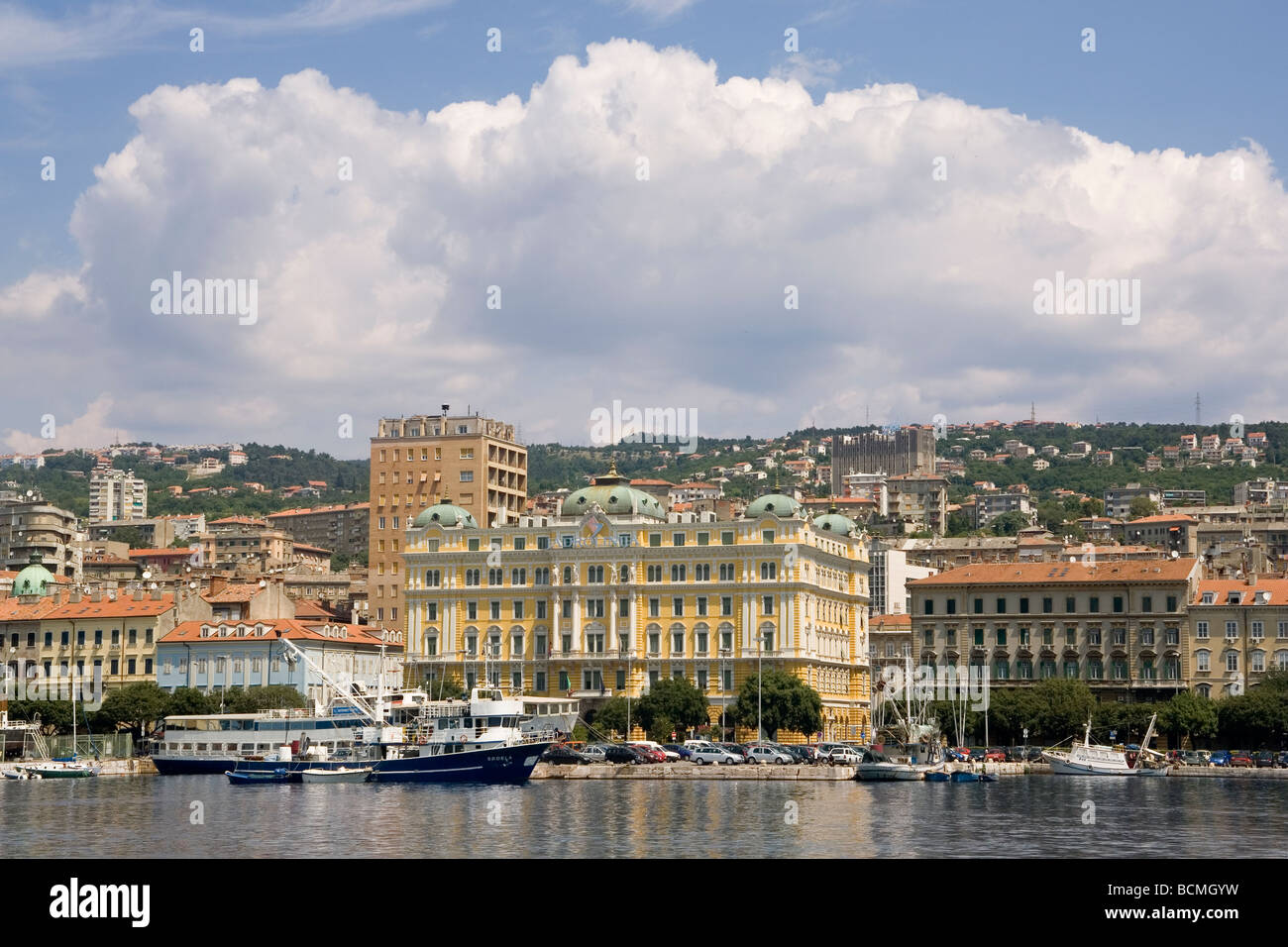 Croatia Rijeka harbour Stock Photo - Alamy