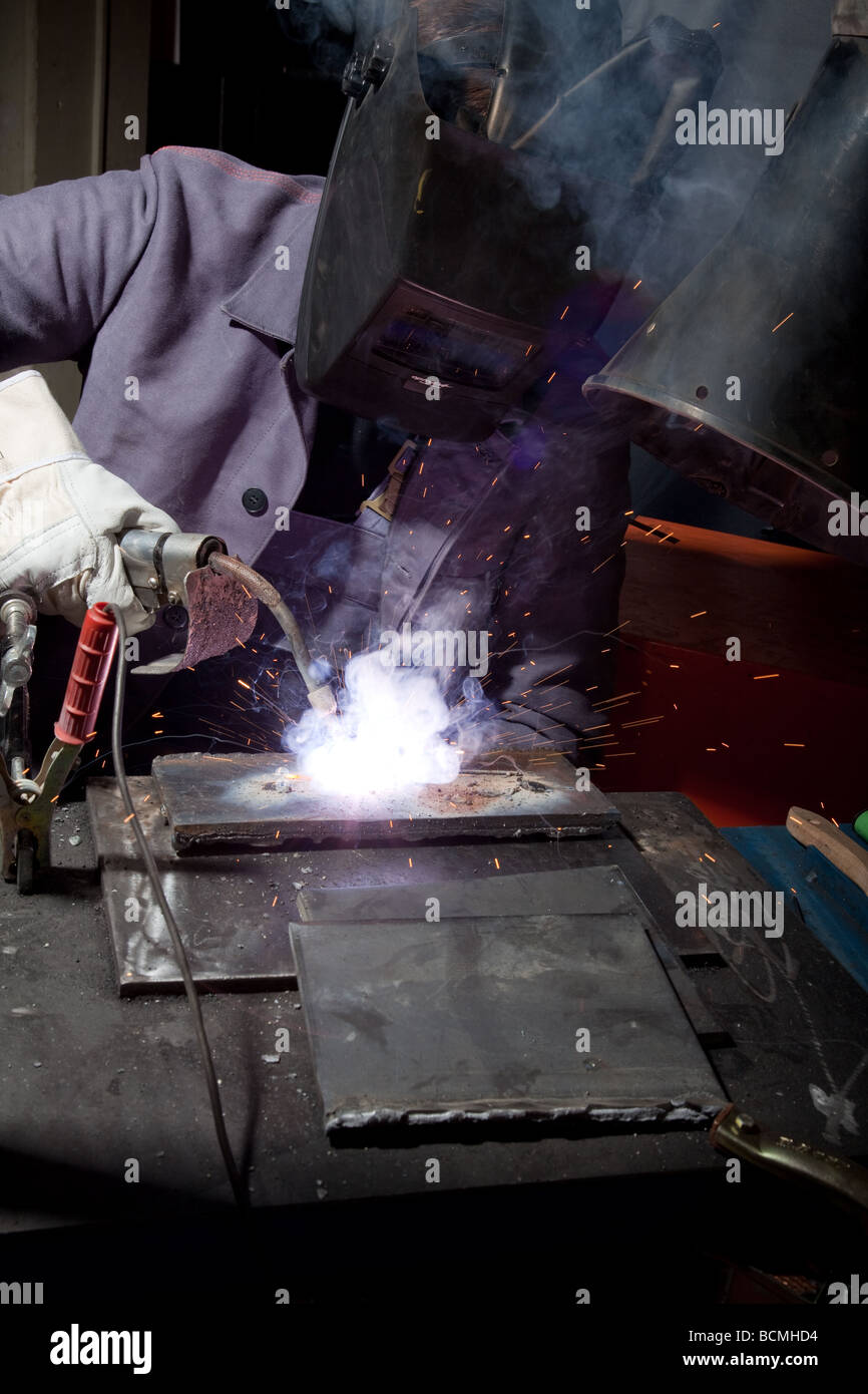 Inner Shield Welding Stock Photo - Alamy