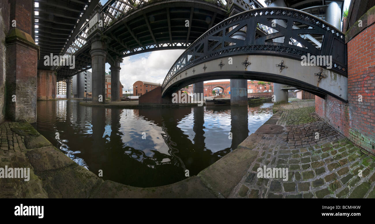 Victorian railway viaducts and bridges in the Castlefield basin ...