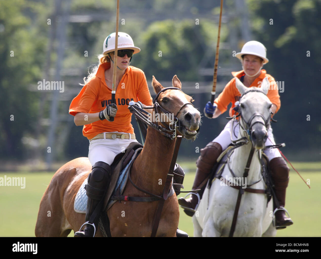 Female polo players hi-res stock photography and images - Alamy