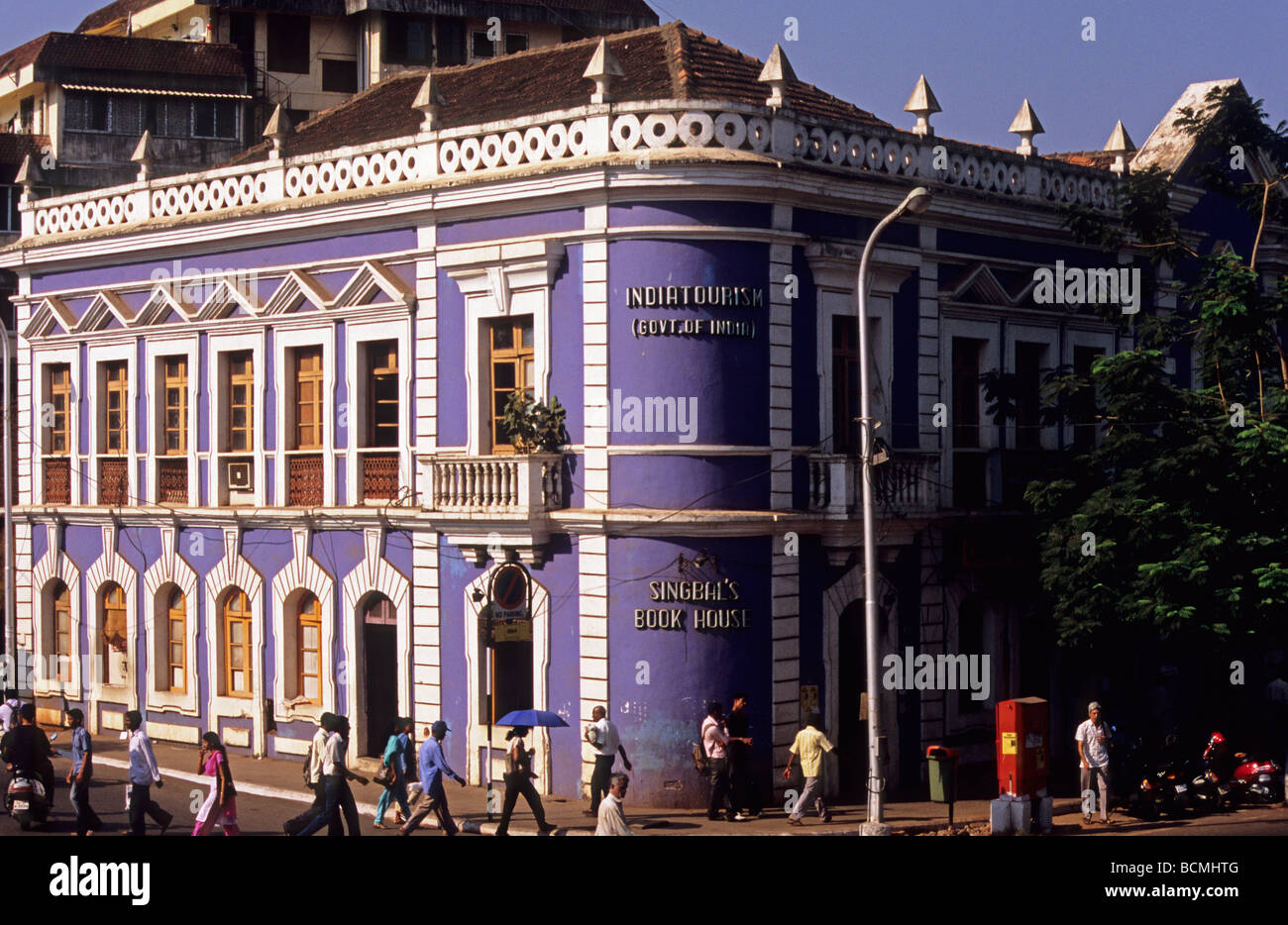 Colonial Architecture on Church Square Panjim Panaji Goa India Stock ...
