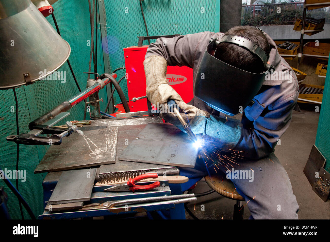 MIG and MAG welding Stock Photo - Alamy