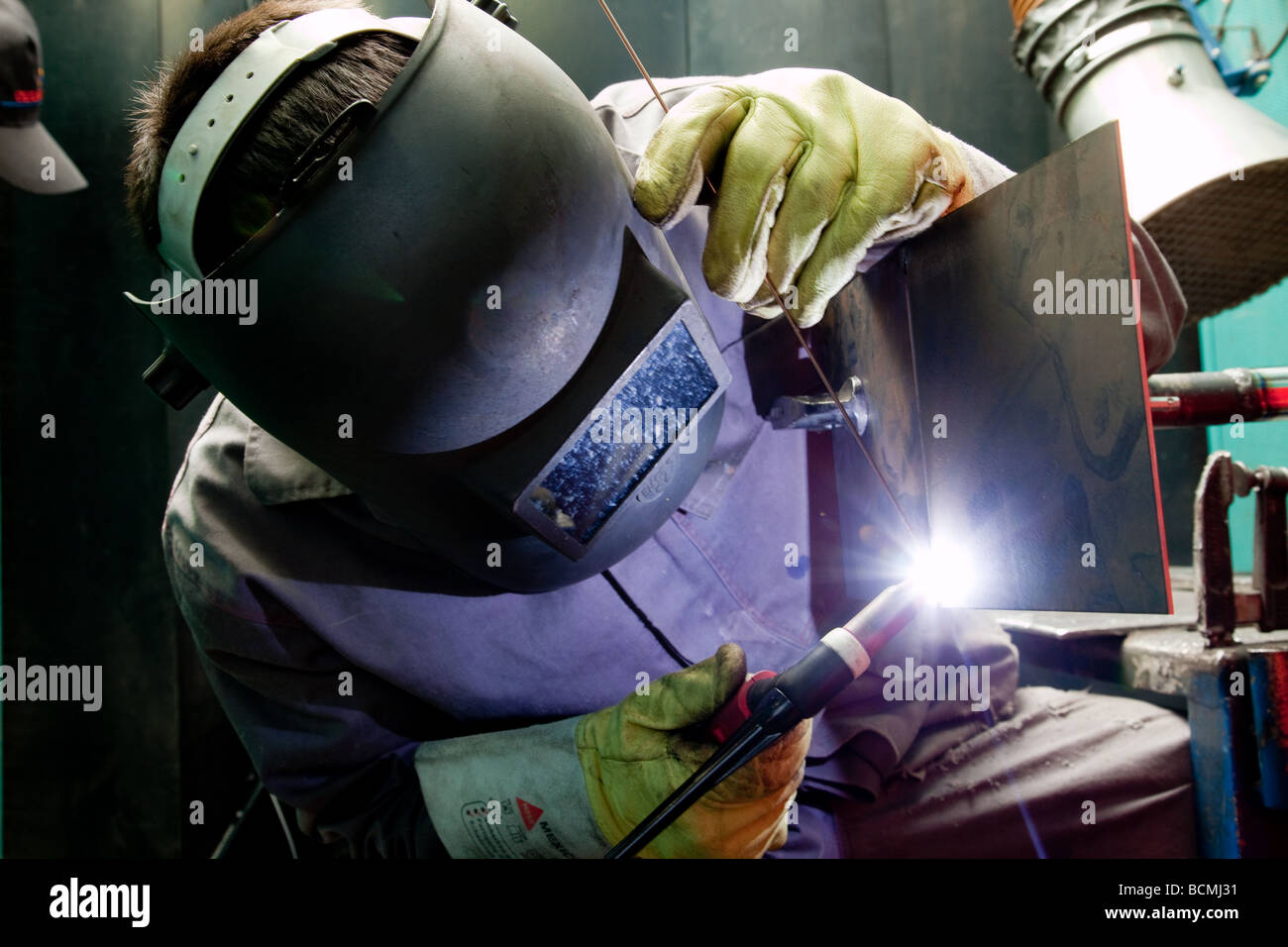 MIG and MAG welding Stock Photo - Alamy