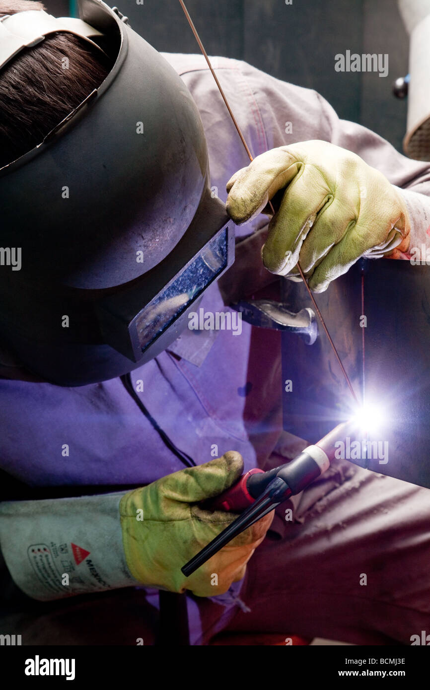 MIG and MAG welding Stock Photo - Alamy