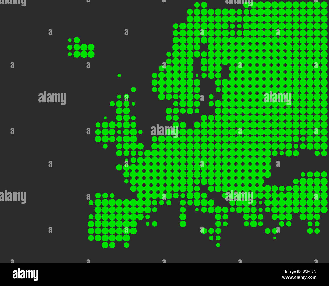 Map of Europe Stock Photo - Alamy