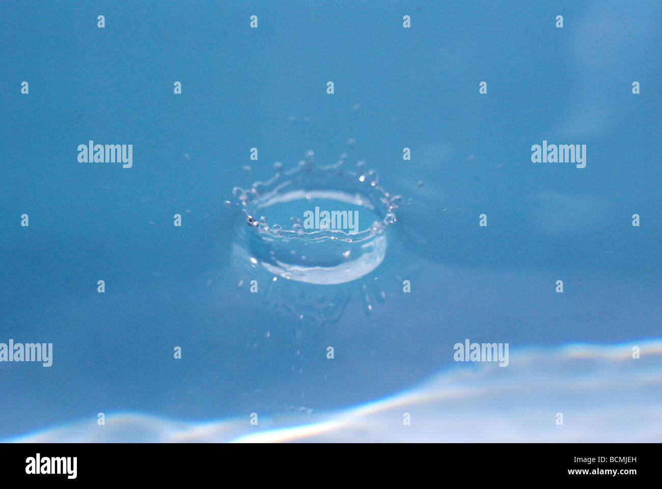 Macro close up of water splash Stock Photo - Alamy