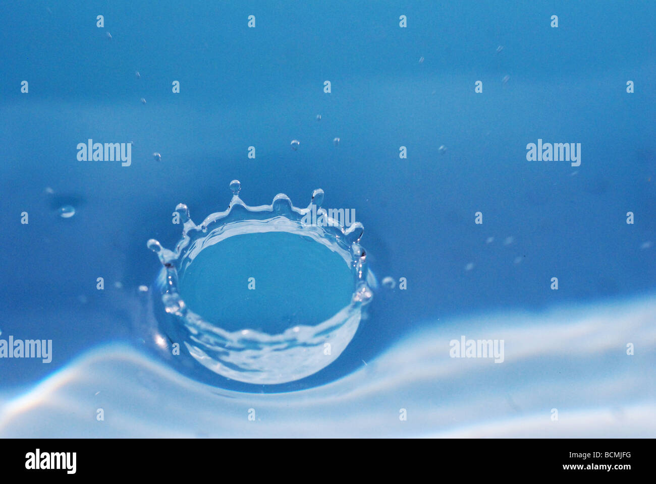Macro close up of water splash Stock Photo - Alamy