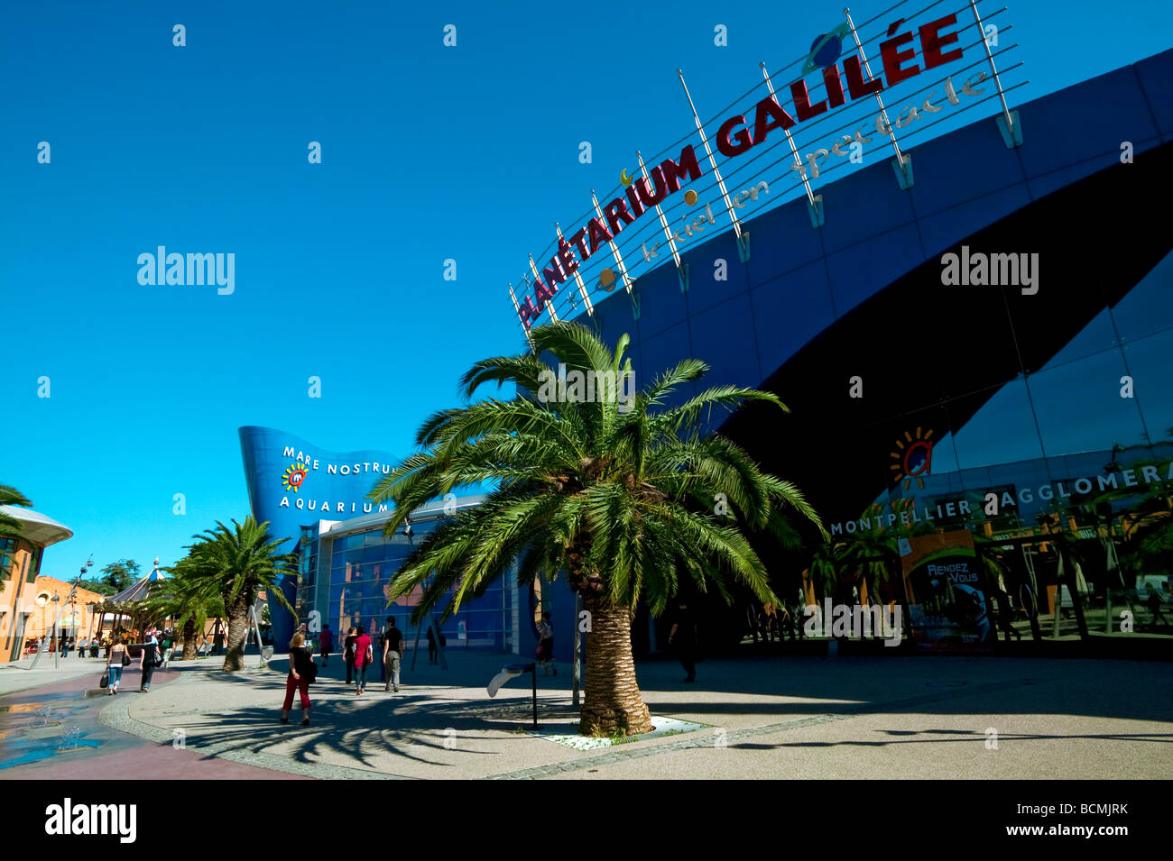 ODYSSEUM DISTRICT IN MONTPELLIER FRANCE Stock Photo - Alamy