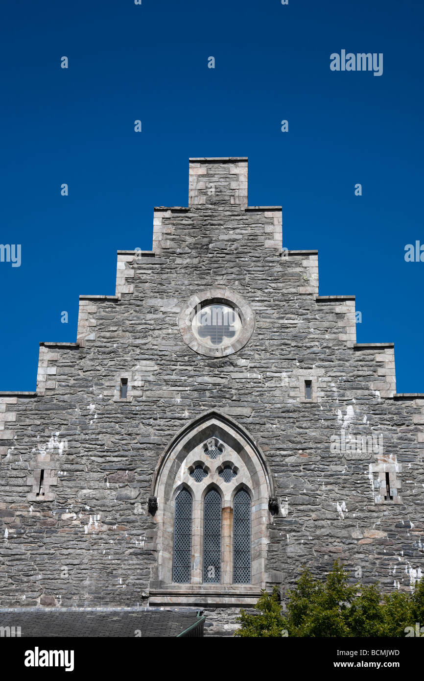 Crow stepped gable on Haakon s Hall in Bergen Norway Stock Photo - Alamy