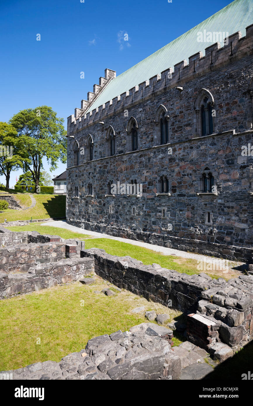 Haakon s Hall in Bergen Norway Stock Photo - Alamy