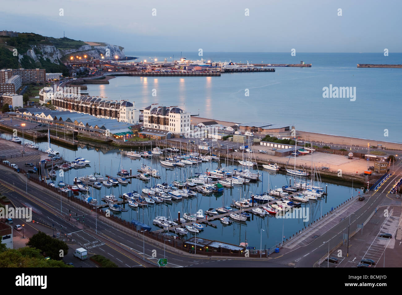 Dover Marina and Eastern docks and Ferry Port,Dover, Kent UK Stock ...