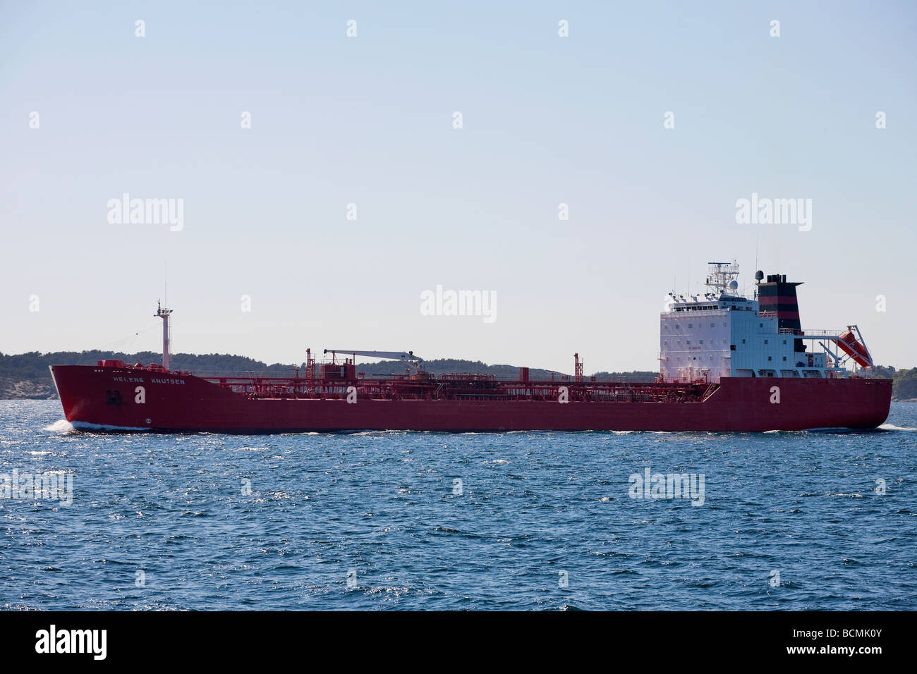 Cargo ships on the sea Stock Photo - Alamy