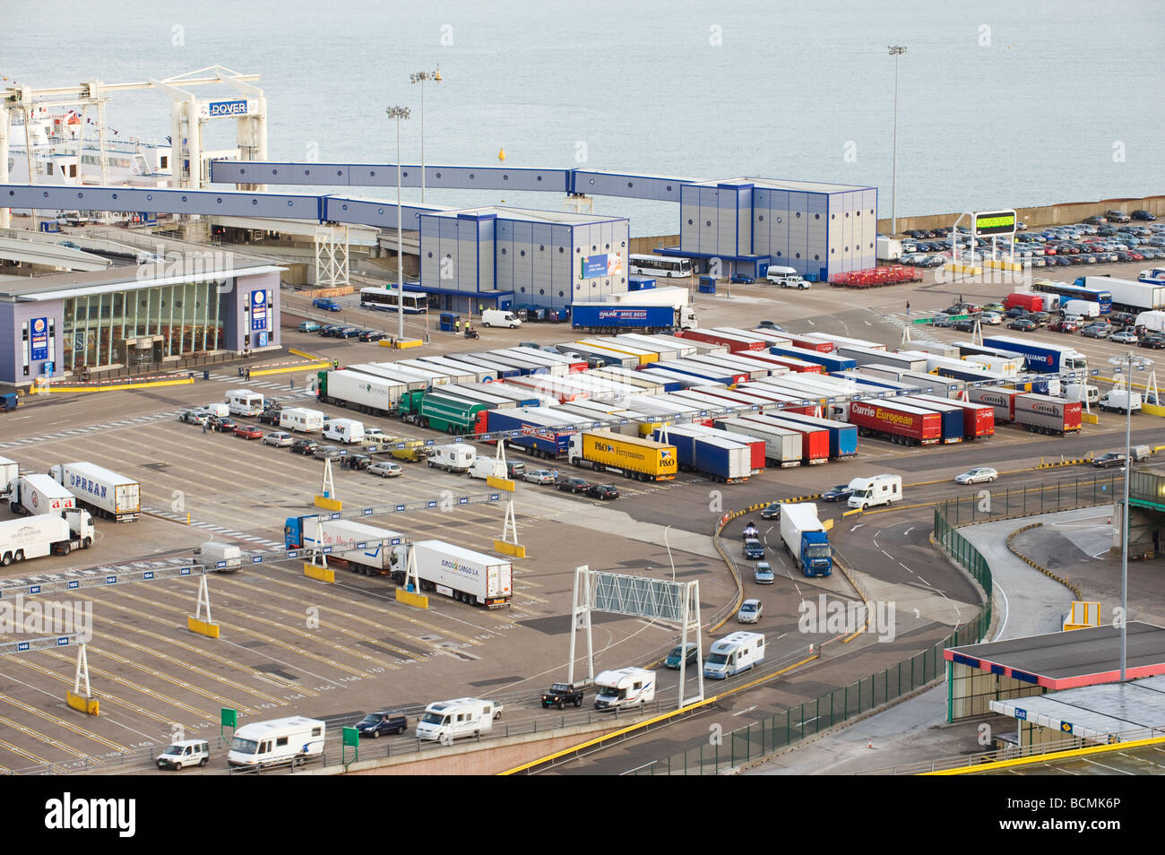 Eastern docks and Ferry Port Dover Kent UK Stock Photo - Alamy