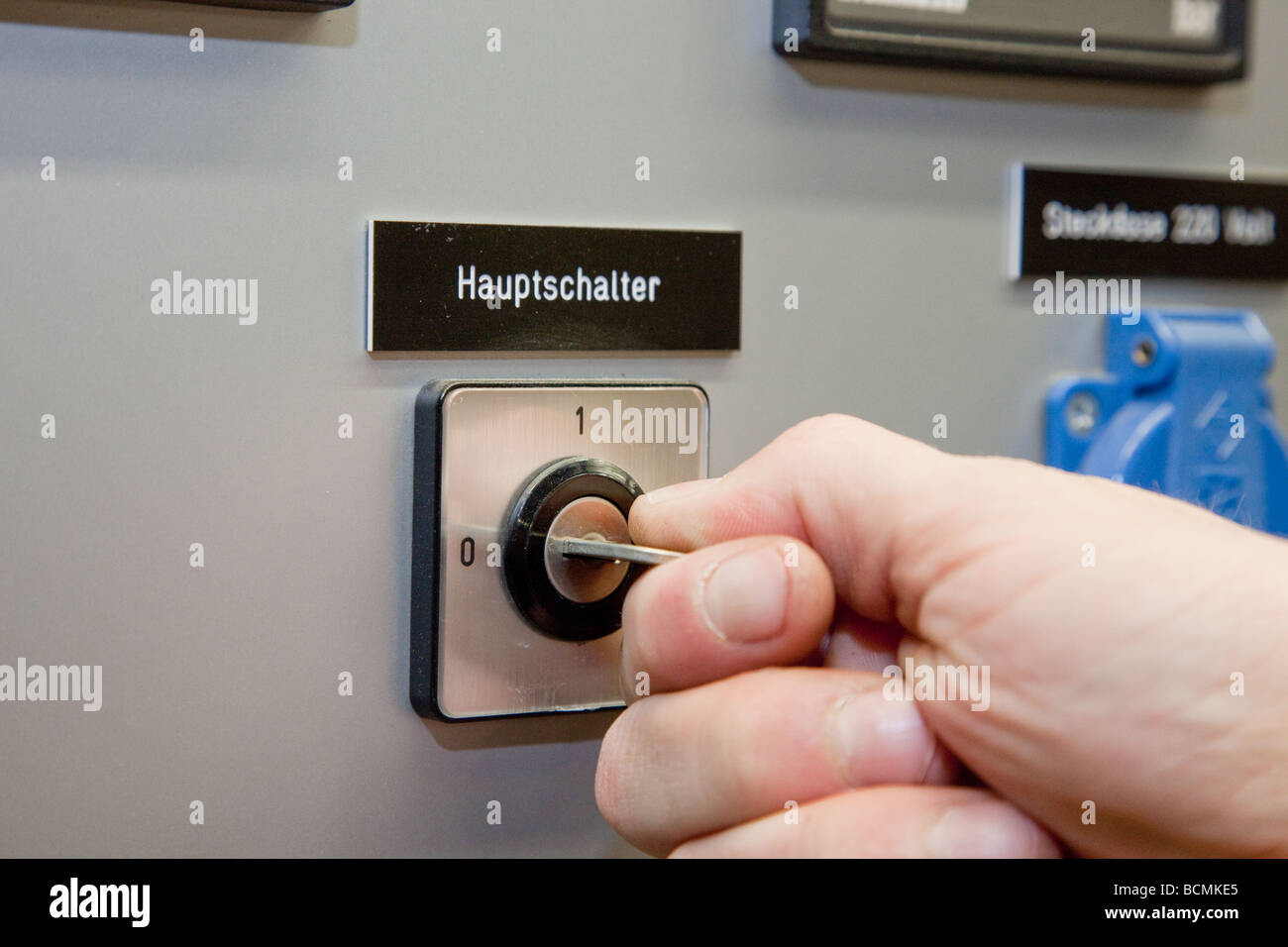Main switch switches hi-res stock photography and images - Alamy