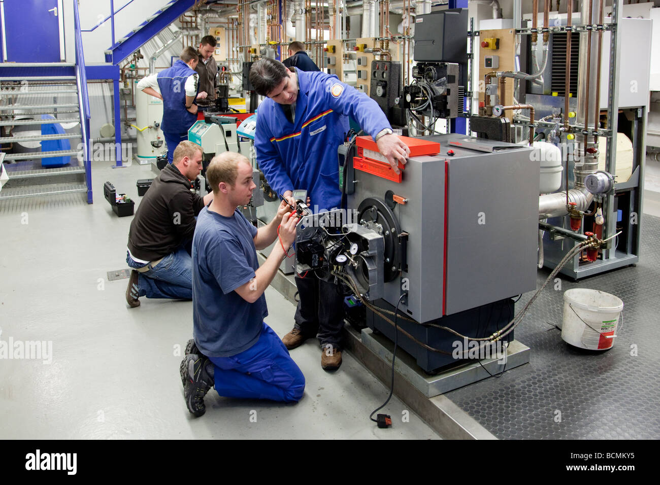 Training for heating ventilation and air conditioning in the school for ...