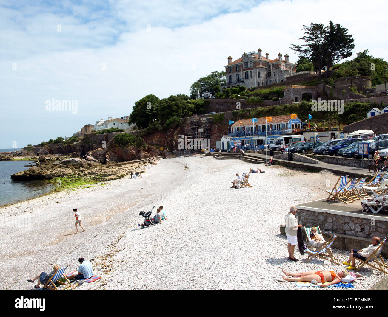 The south beach at Brixham, Devon Stock Photo - Alamy