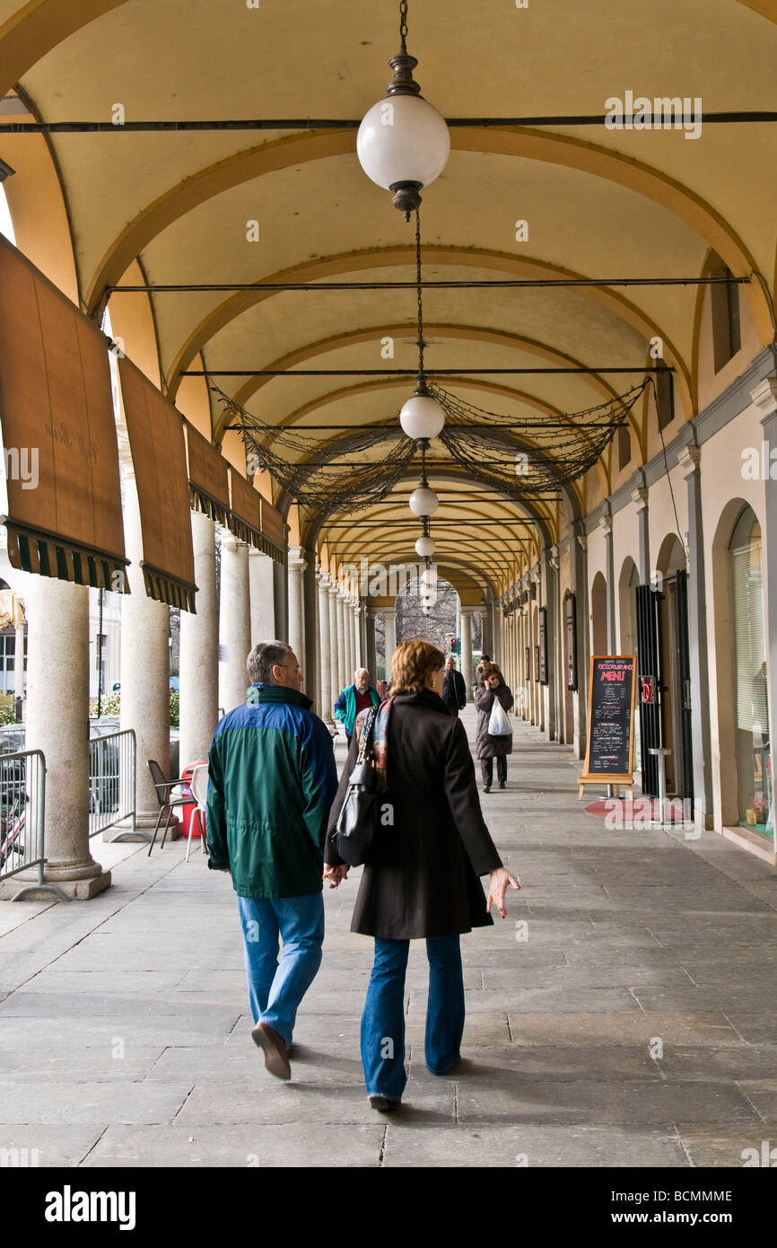 The old town of Novara Italy Stock Photo - Alamy