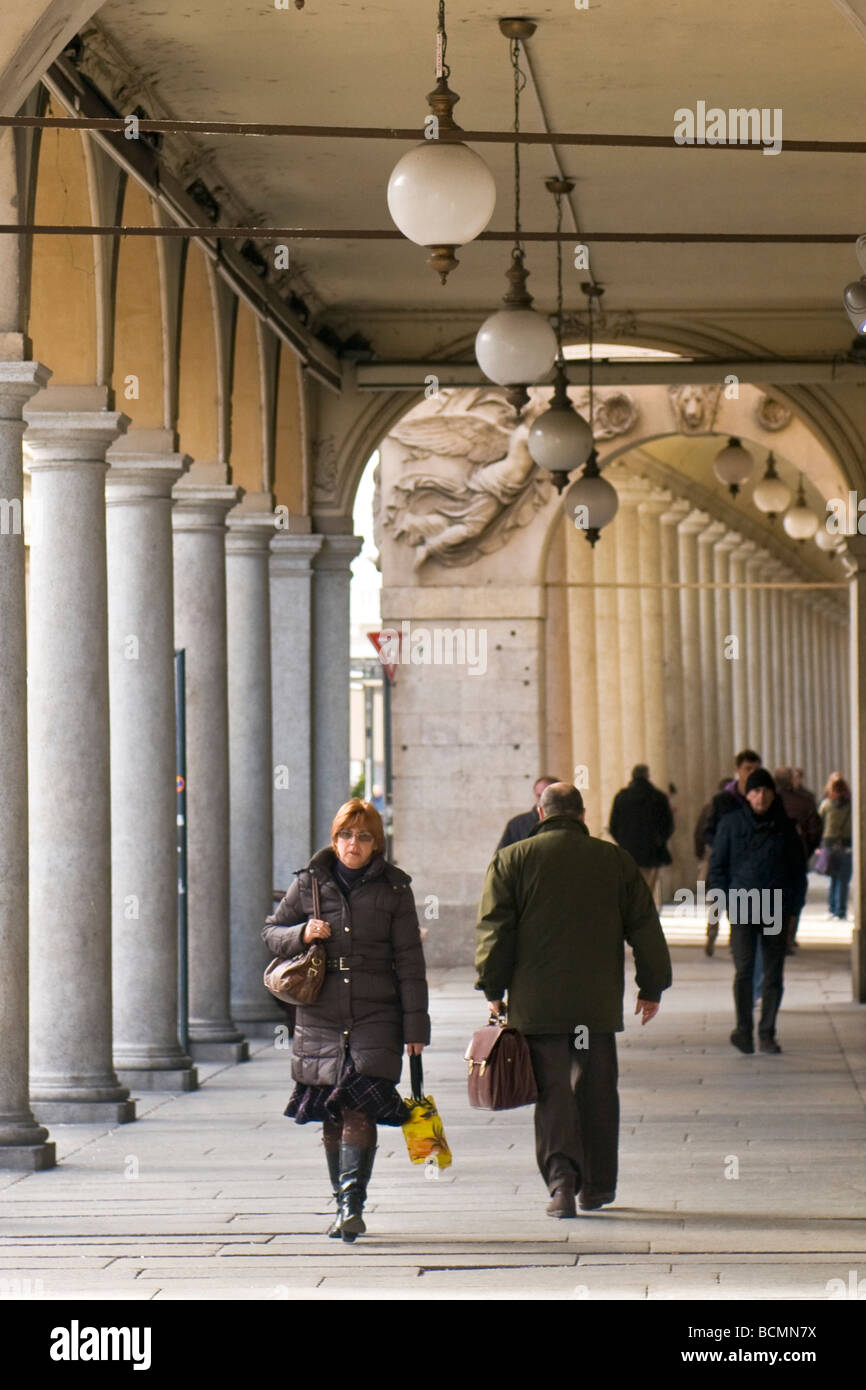 The old town of Novara Italy Stock Photo - Alamy