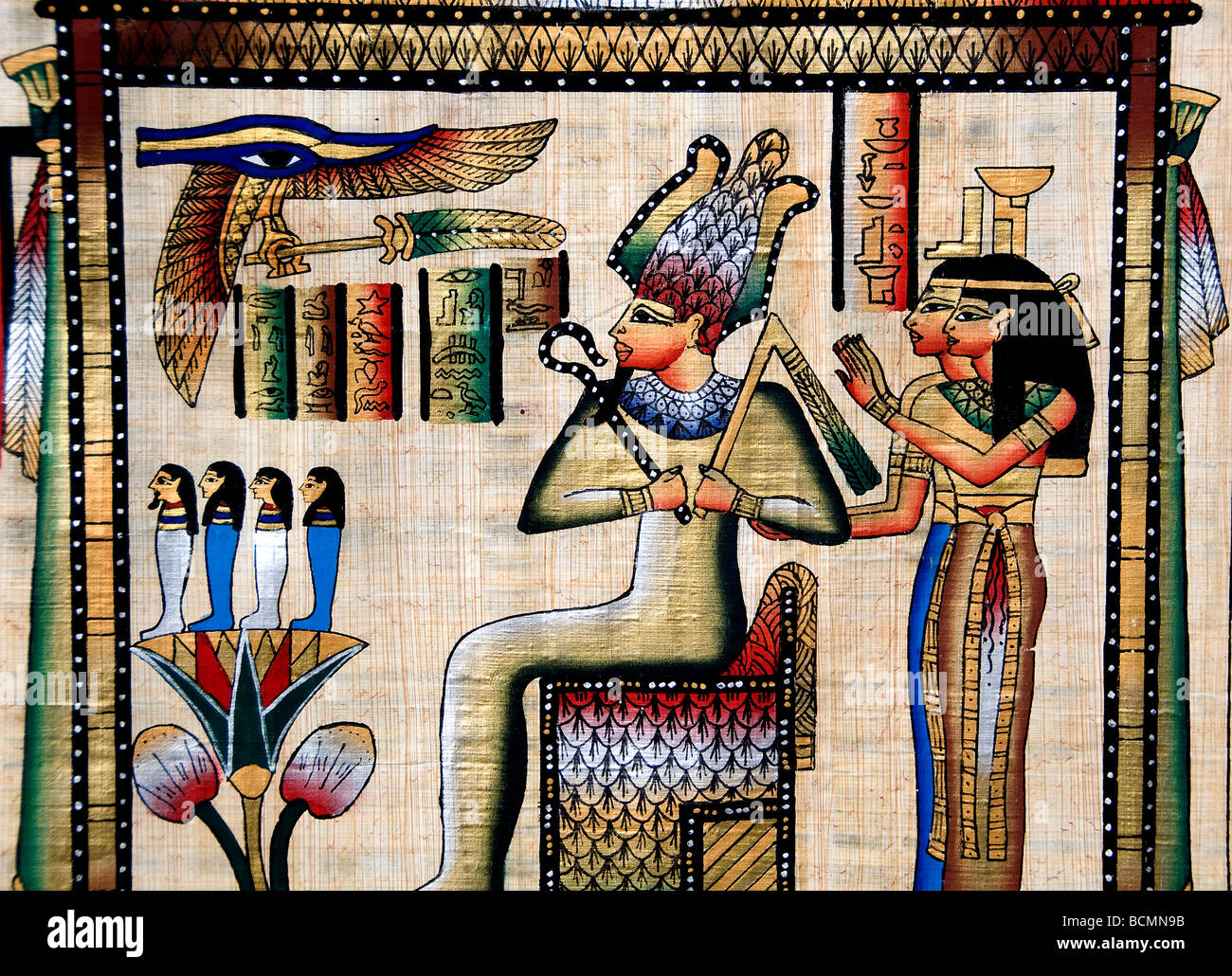 Egyptian paintings hi-res stock photography and images - Alamy