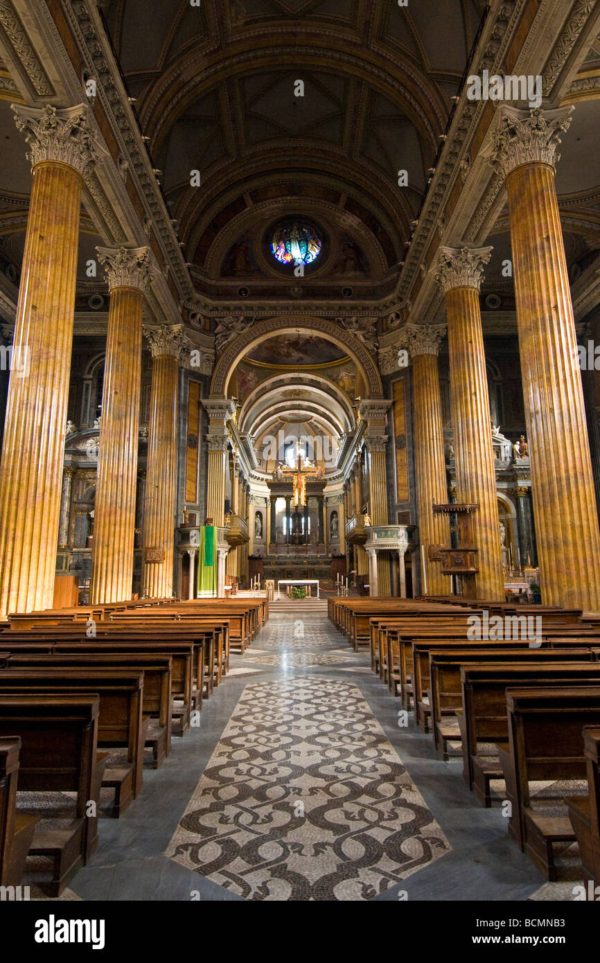 The Cathedral of Novara Italy Stock Photo - Alamy