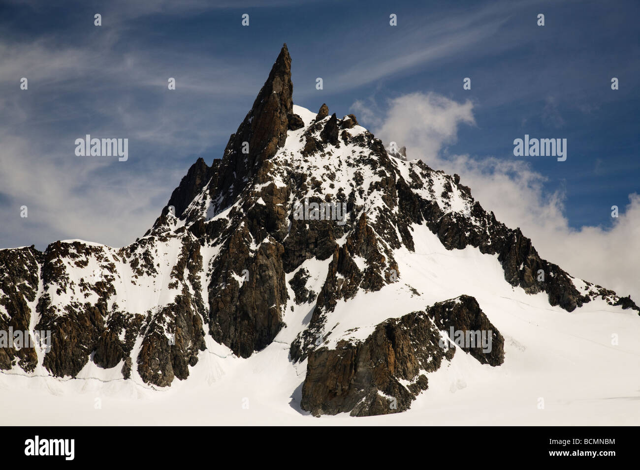 Dent du Geant , Mont Blanc Massif, Alps Stock Photo - Alamy