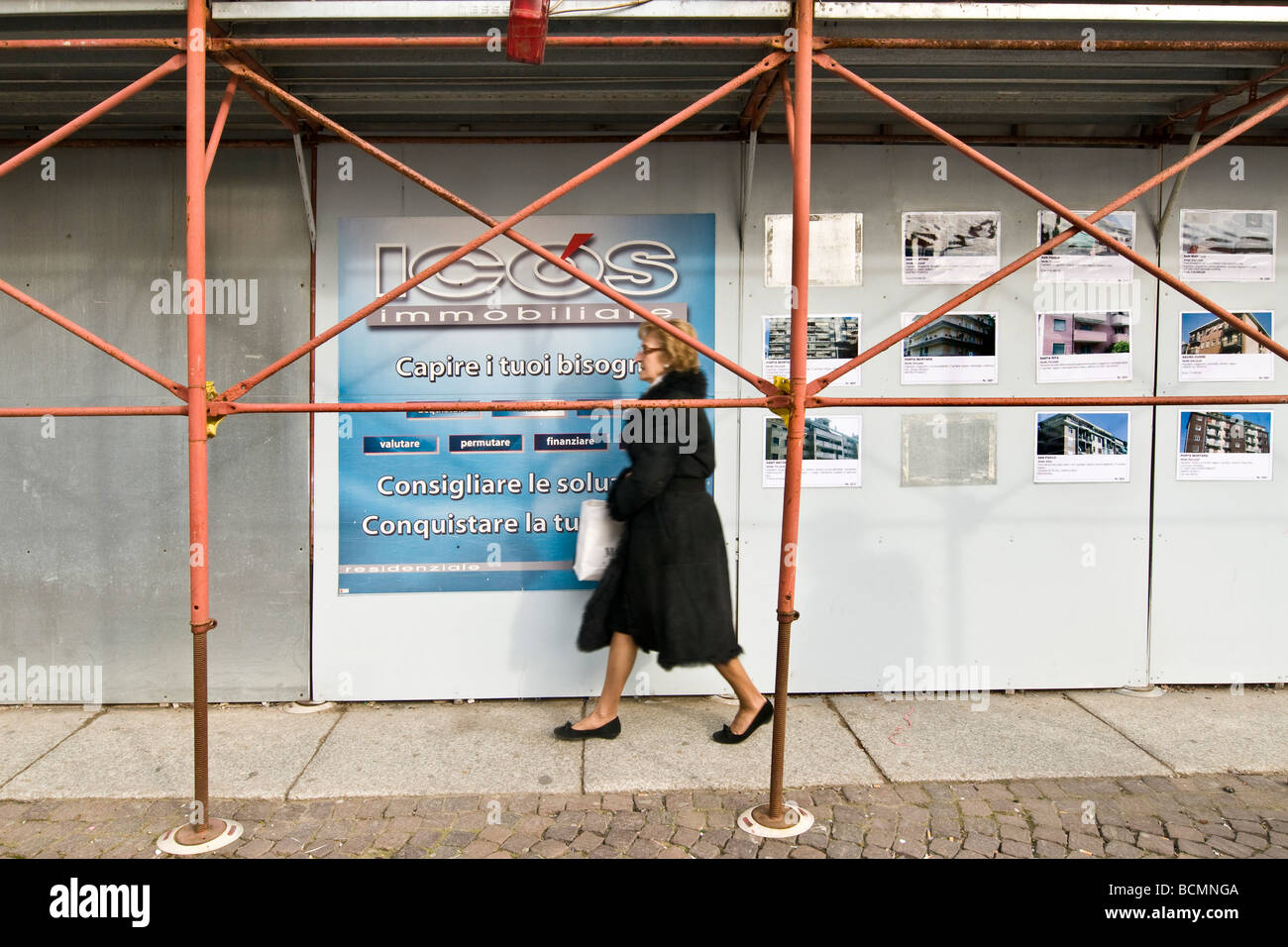 Work in progress Novara Italy Stock Photo - Alamy