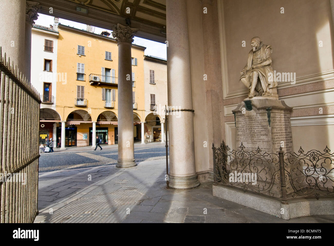 The old town of Novara Italy Stock Photo - Alamy