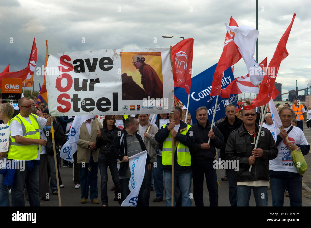 Marching for Jobs Stock Photo - Alamy
