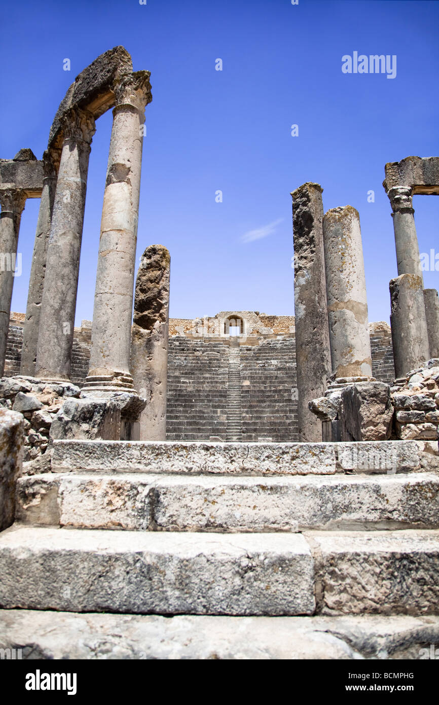 The Roman ruins of Dougga are renowned as the most beautiful Roman site ...