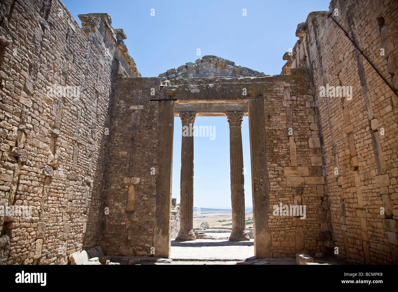 The Roman ruins of Dougga are renowned as the most beautiful Roman site ...