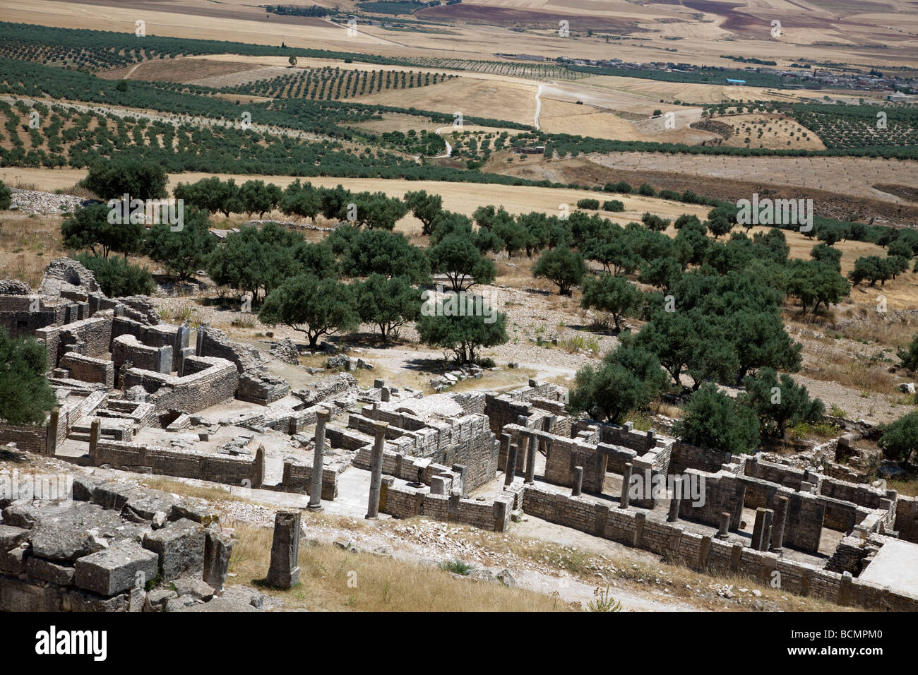 The Roman ruins of Dougga are renowned as the most beautiful Roman site ...