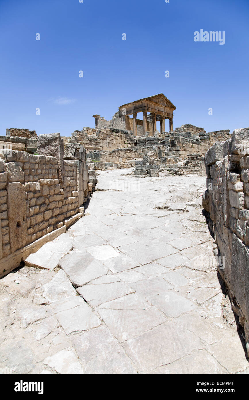 The Roman ruins of Dougga are renowned as the most beautiful Roman site ...