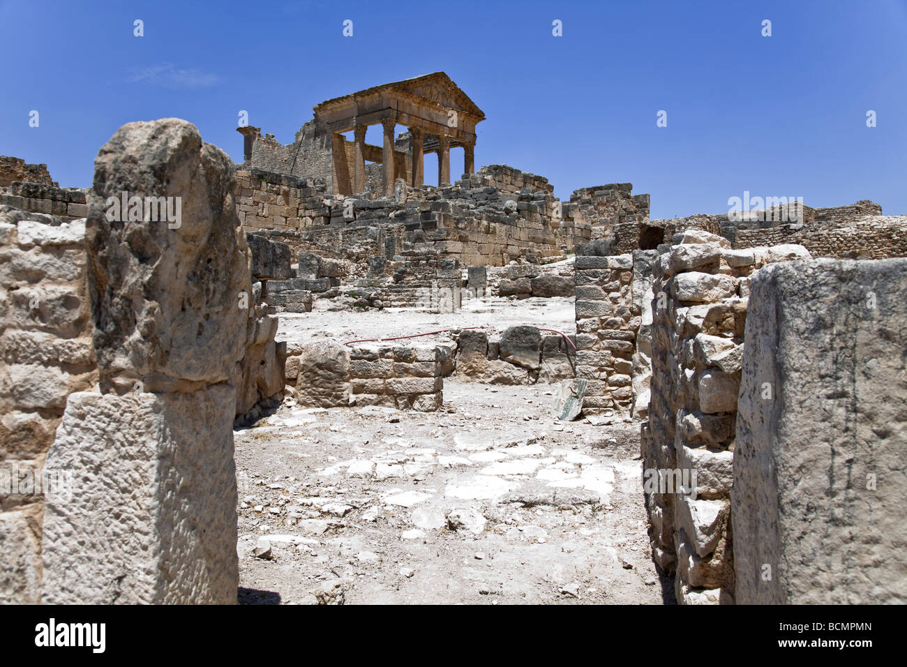 The Roman ruins of Dougga are renowned as the most beautiful Roman site ...