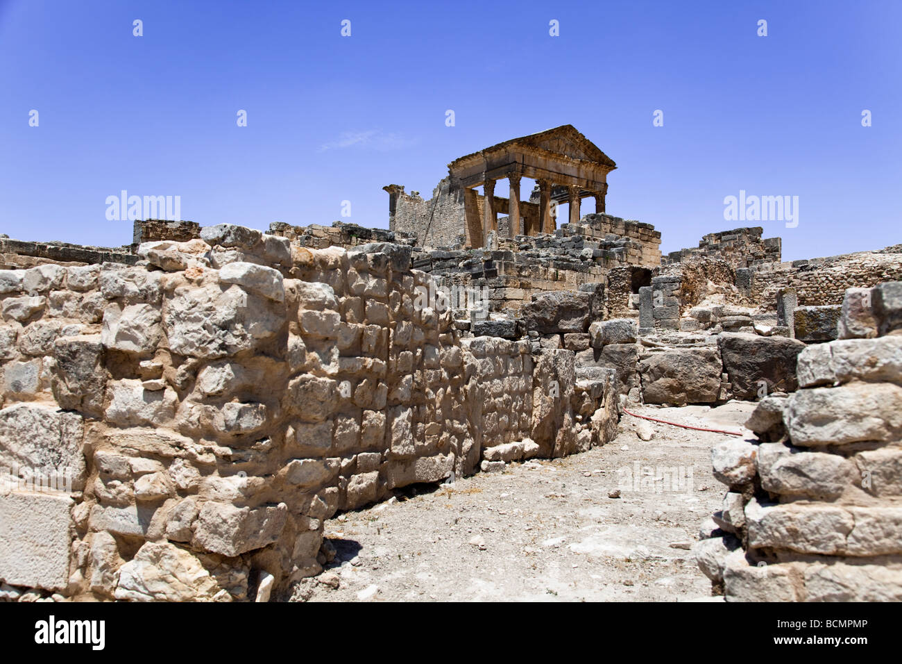 The Roman ruins of Dougga are renowned as the most beautiful Roman site ...