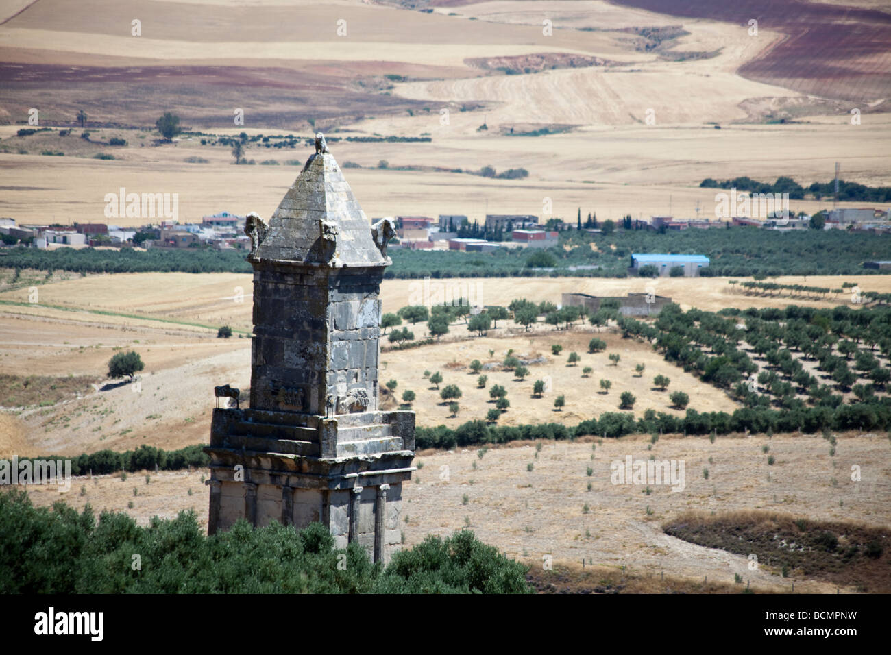 The Roman ruins of Dougga are renowned as the most beautiful Roman site ...