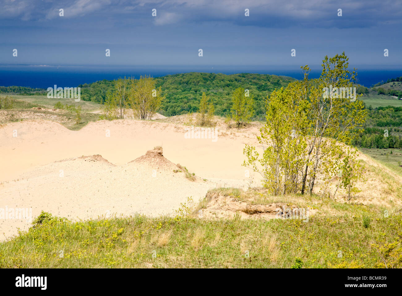 Dunes of Northern Michigan Stock Photo - Alamy