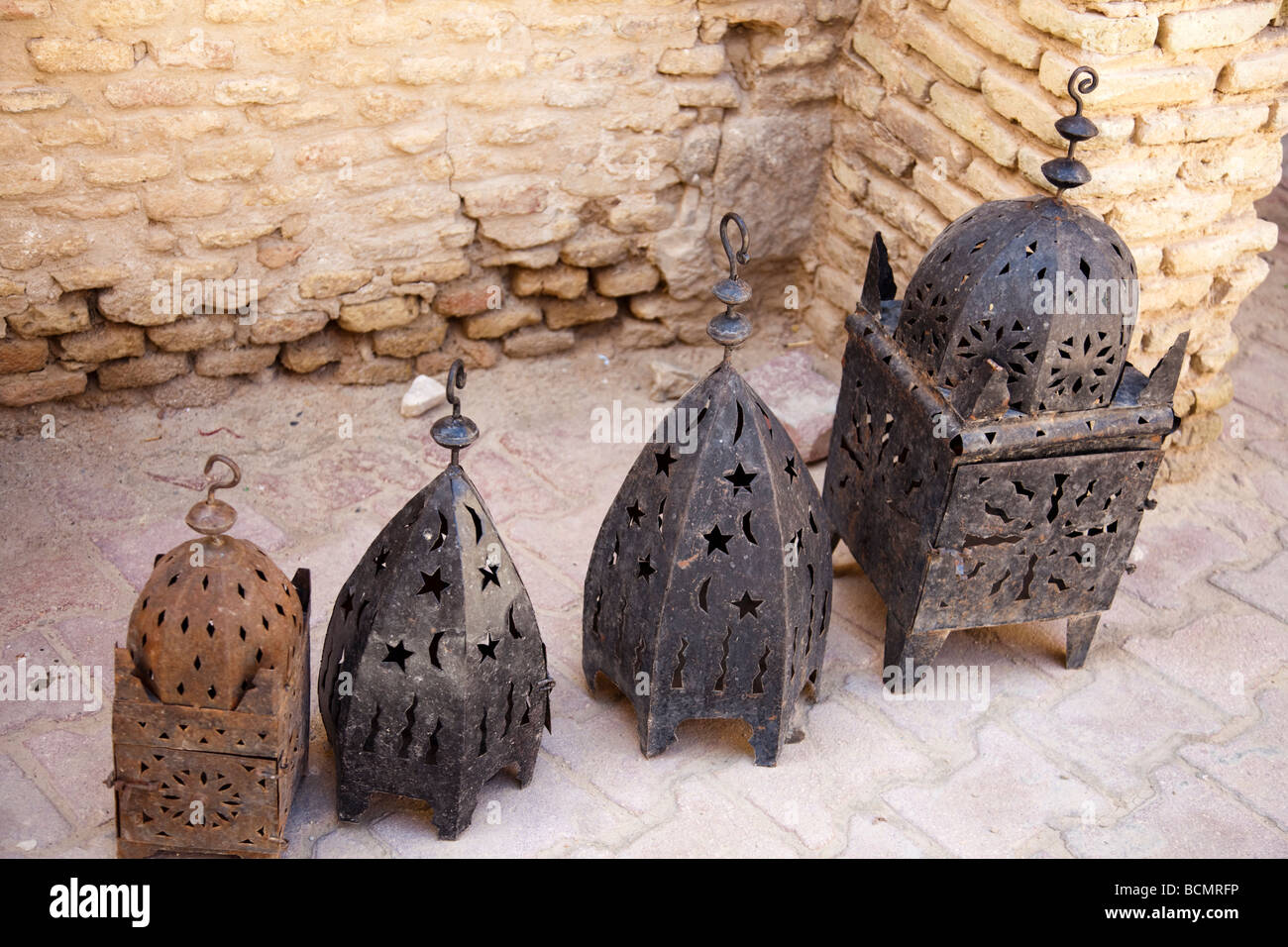 A shop in Tozeur, Tunisia's 14th century Ouled El Hadef quarter sells ...