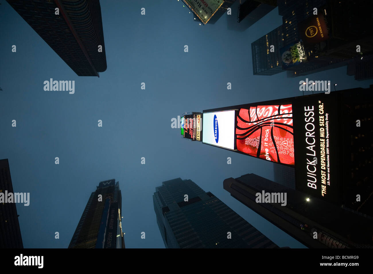 Times Square at night Stock Photo - Alamy