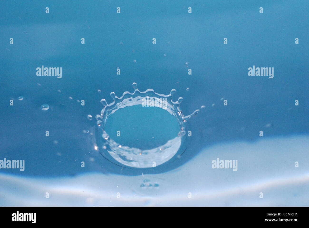 Macro close up of water splash Stock Photo - Alamy