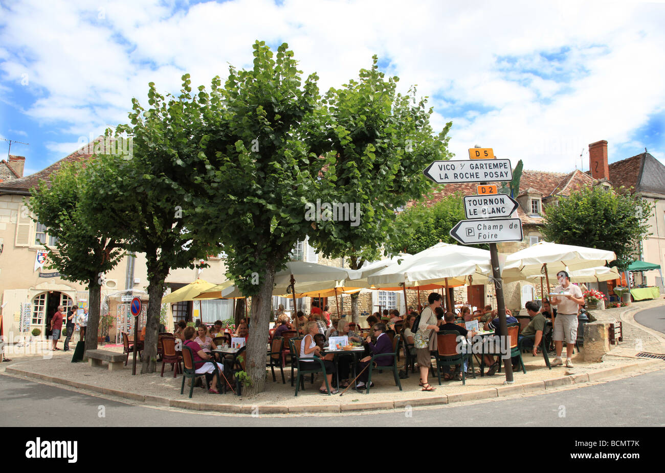 Medieval town of Angles sur Anglin, Vienne France Stock Photo - Alamy
