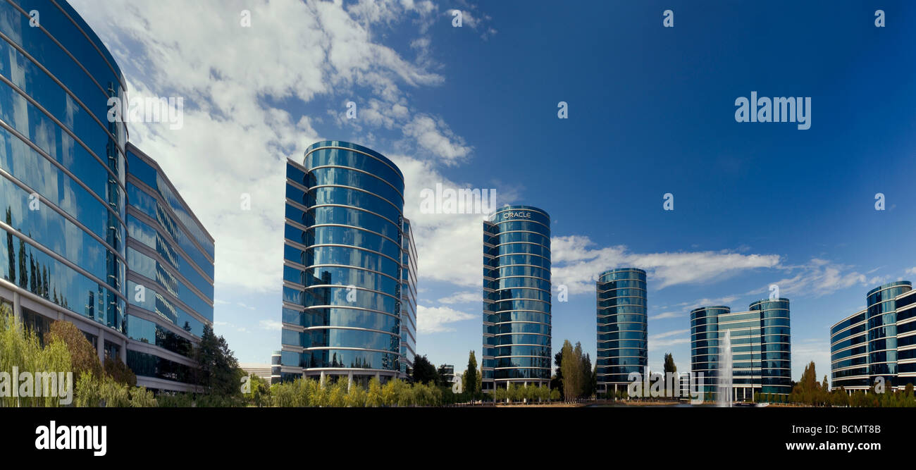 Oracle Corporation Headquarters, known as the "Emerald City" in Redwood ...