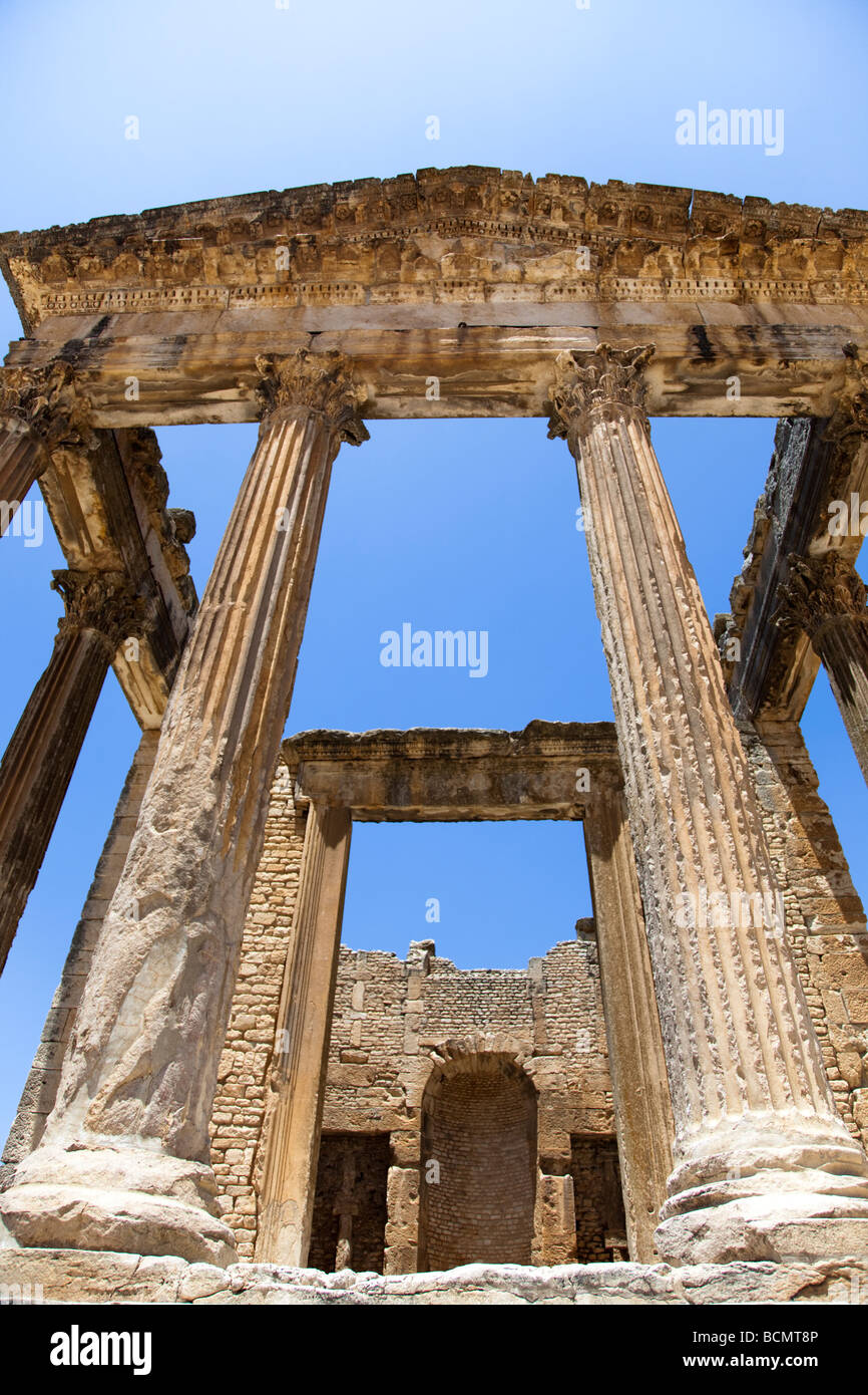 The Roman ruins of Dougga are renowned as the most beautiful Roman site ...