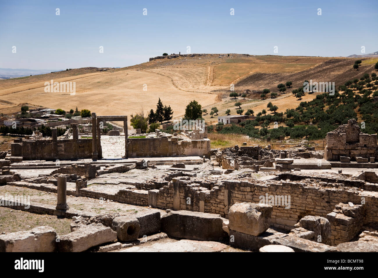 The Roman ruins of Dougga are renowned as the most beautiful Roman site ...