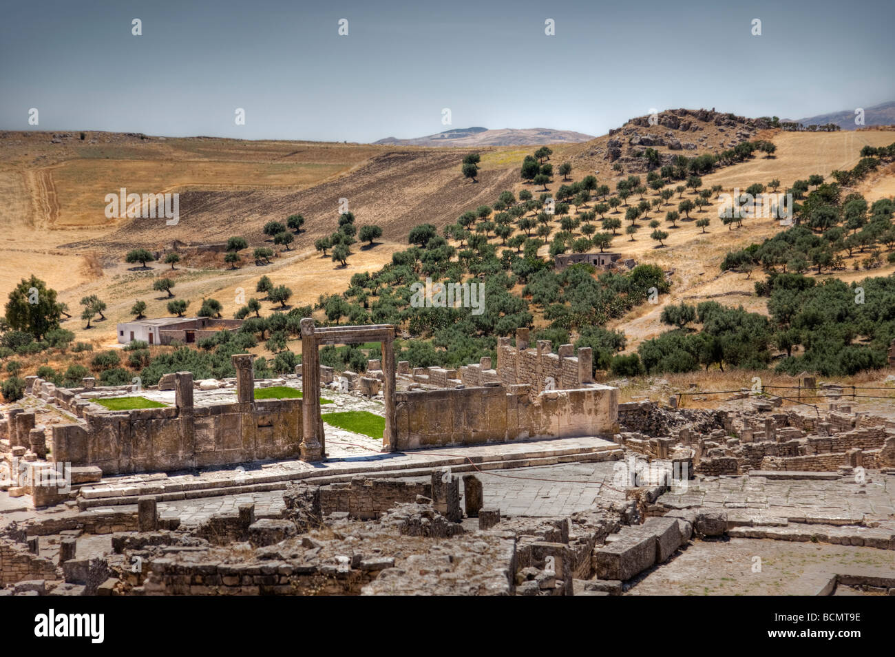 The Roman ruins of Dougga are renowned as the most beautiful Roman site ...