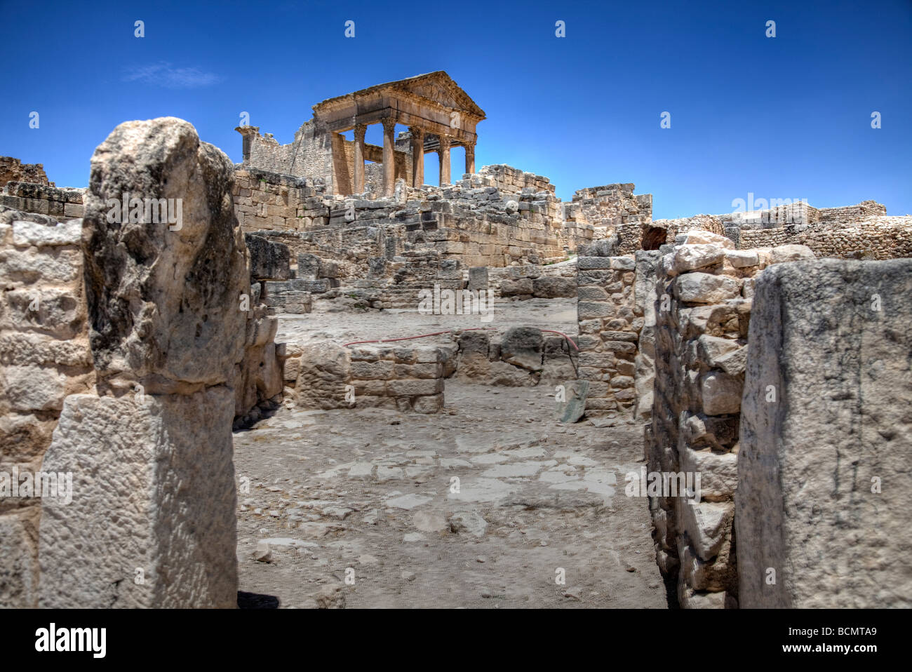 The Roman ruins of Dougga are renowned as the most beautiful Roman site ...