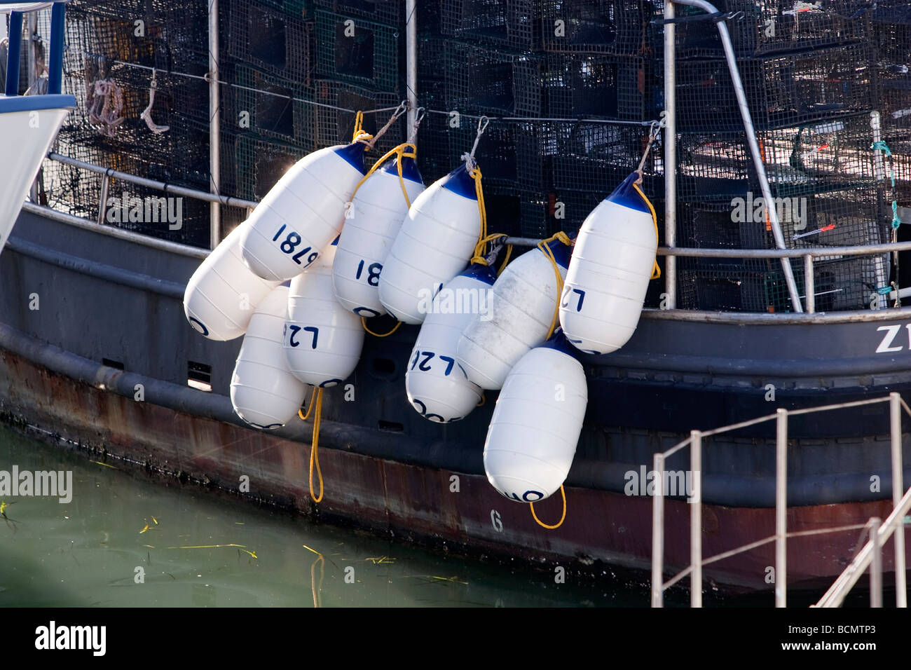 Commercial Fishing Floats Stock Photo - Alamy