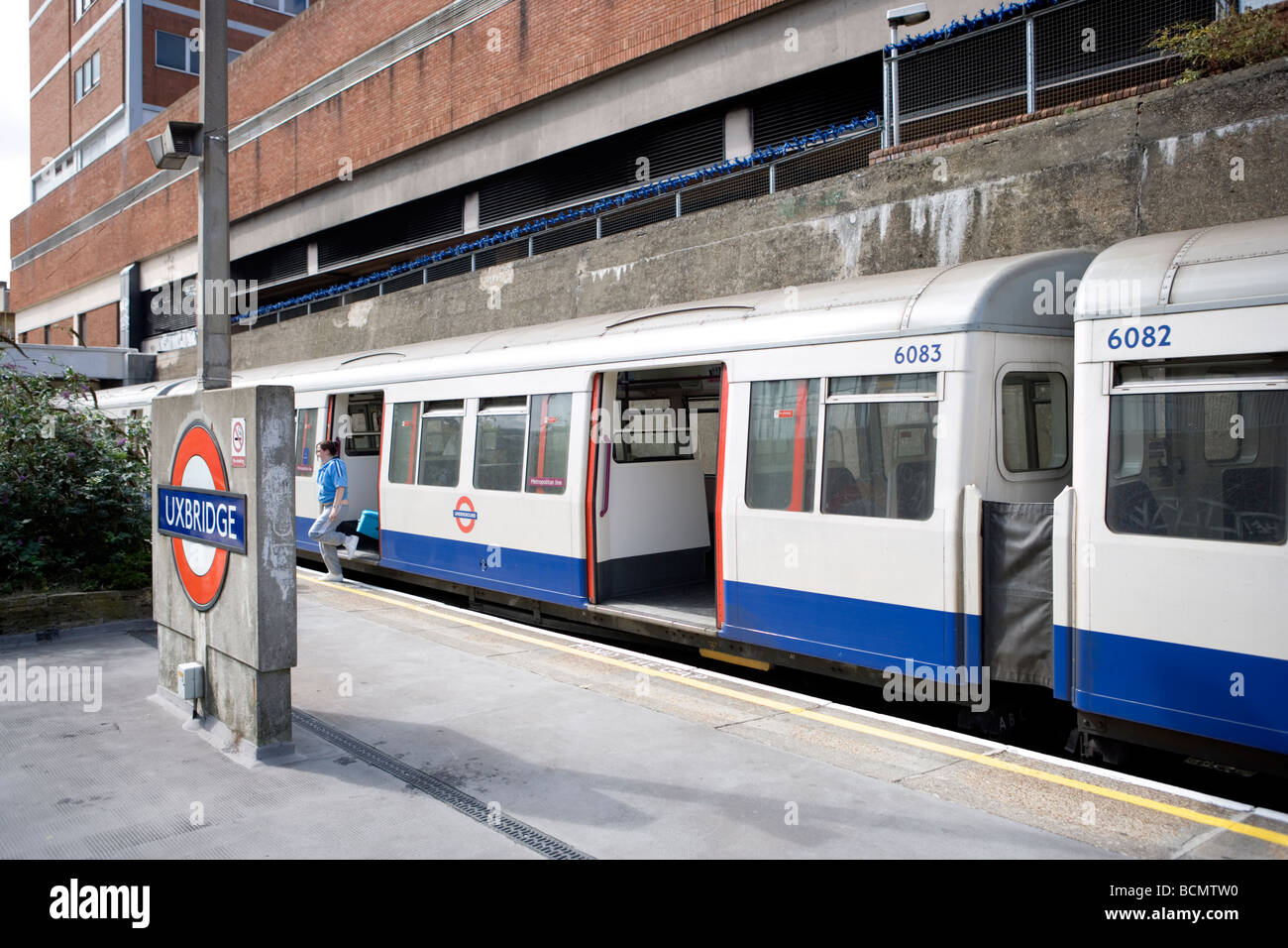 Uxbridge Underground Station Uxbridge Greater London England Stock ...