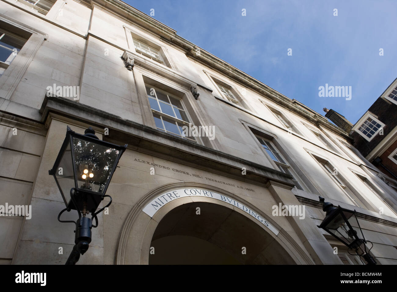 Mitre Court Buildings The Temple London Stock Photo - Alamy
