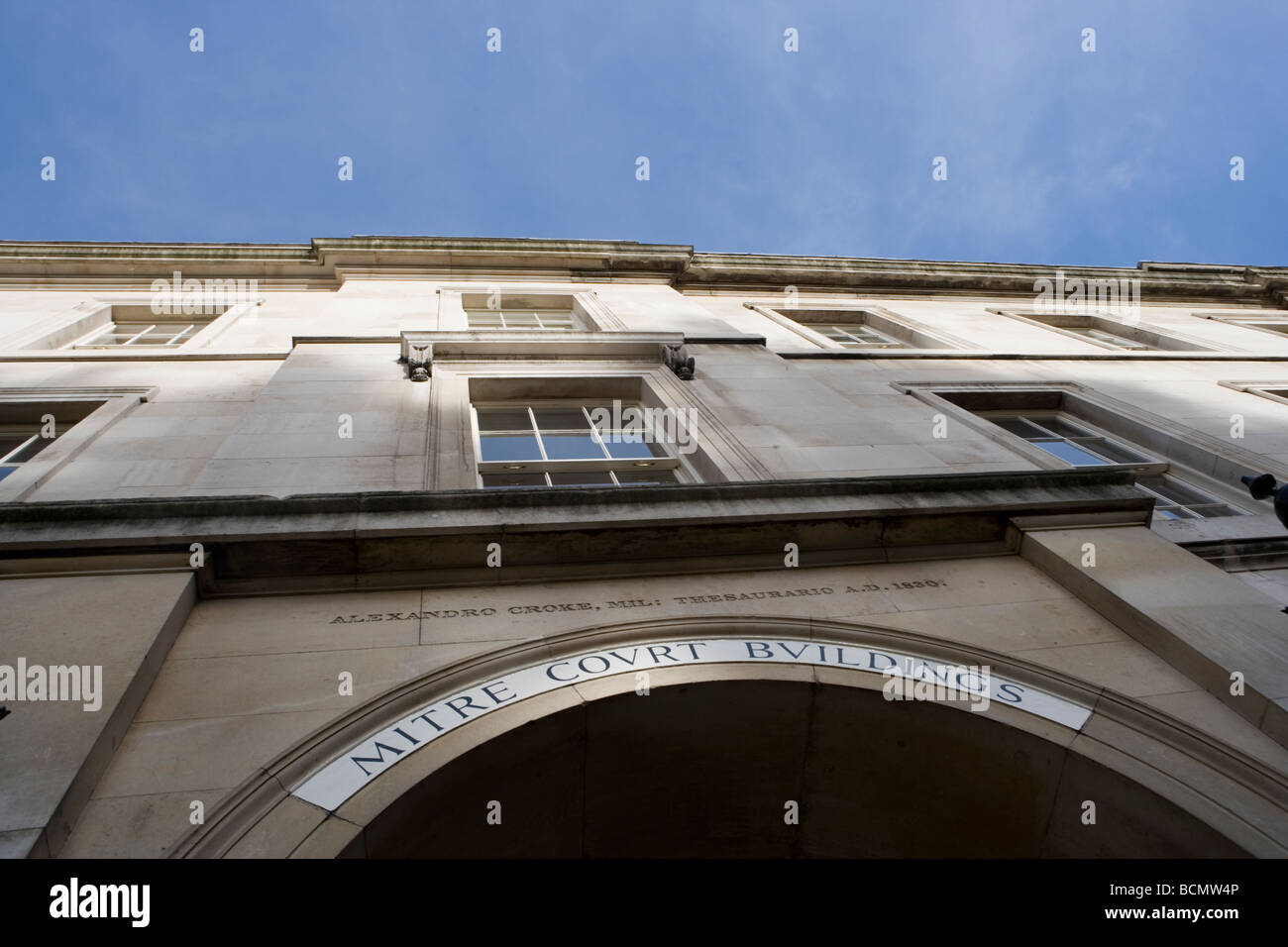 Mitre Court Buildings The Temple London Stock Photo - Alamy