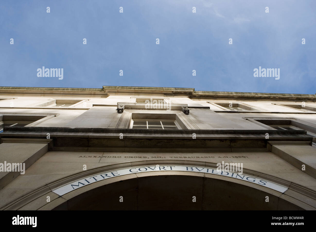 Mitre Court Buildings The Temple London Stock Photo - Alamy